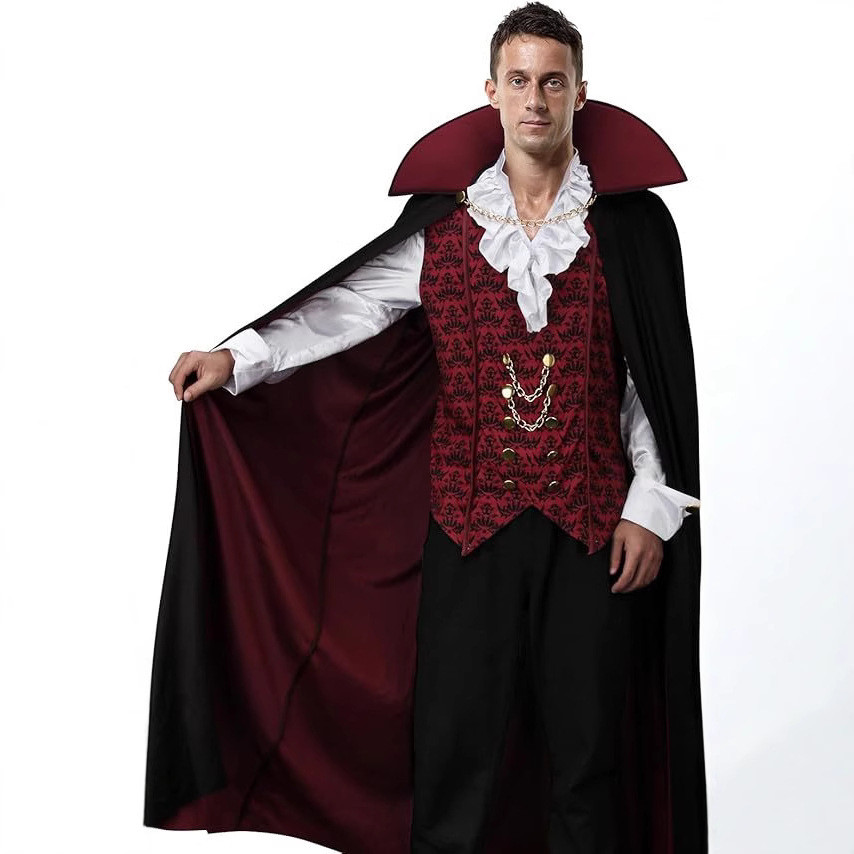 Adult Vampire Prince Cosplay Costume - Stylish Role-Play Outfit for ...