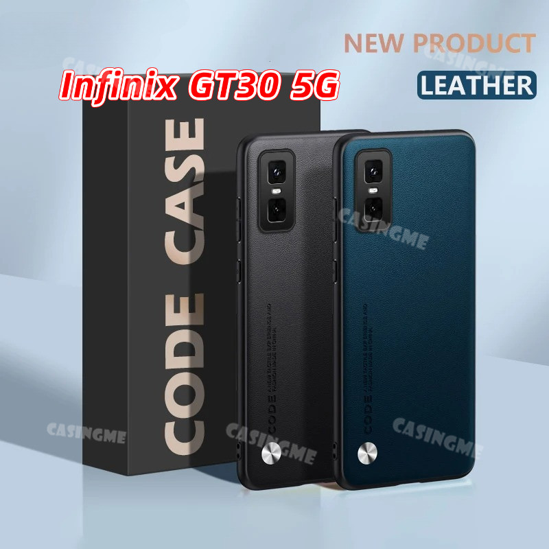 Infinix GT30 5G GT30Pro 2025 Luxury Plain Skin Leather Phone Covers For ...