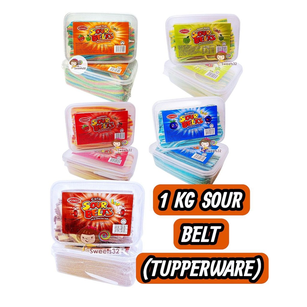 Jomei Sour Belt [ 1kg ] Gula Jelly Sour Belt HALAL | Shopee Malaysia