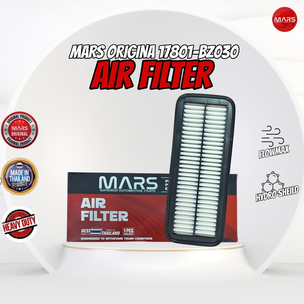 MARS PERFORMANCE - ENGINE AIR FILTER PERODUA MYVI 2005-2017 / PERODUA ...