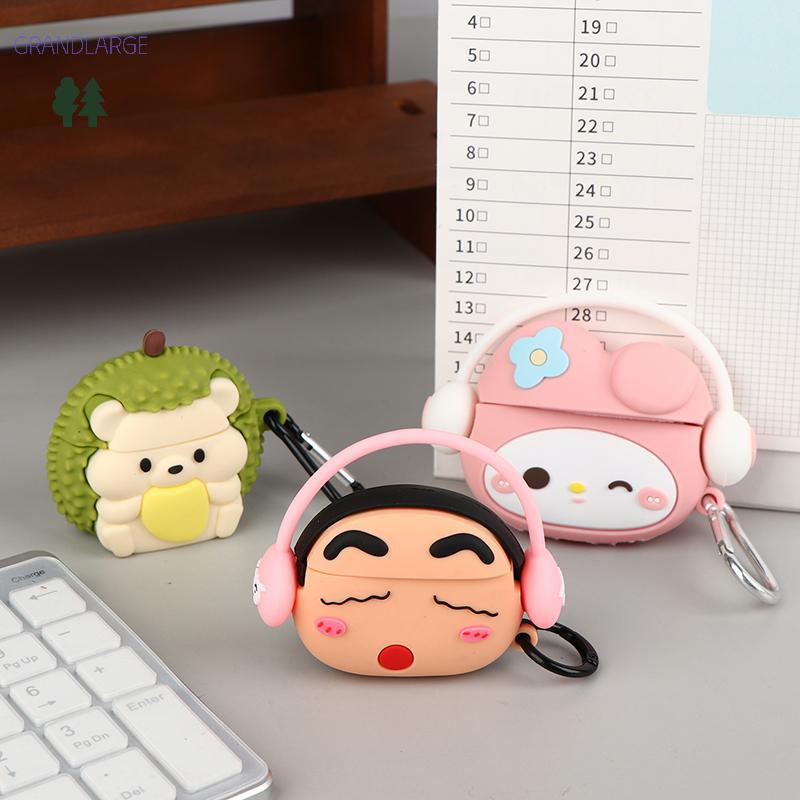 [GLG]3D Cartoon Silicone Protective Sleeve Silicone Soft Shell Earphone ...