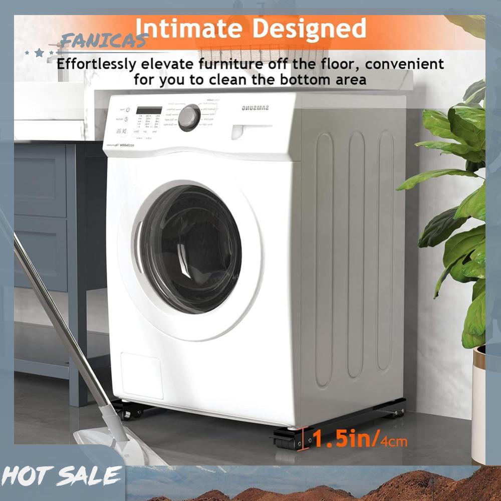 [Fanicas.my] 24 Wheel Washing Machine Support Stand Extendable Washing ...