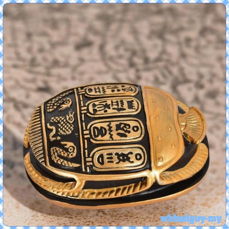 [WhbadguyMY] Ancient Egyptian Scarab Statue Adornment Hand Carved ...