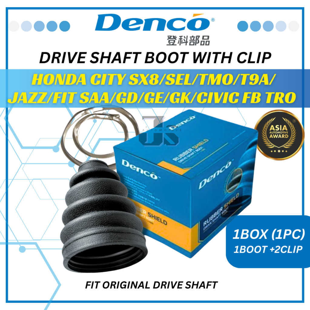 DENCO HONDA CITY SX8/TMO/SEL/T9A/JAZZ/FIT SAA/GD/GE/GK/CIVIC FB TRO ...