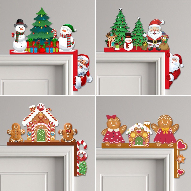 Indoor Christmas Holiday Wooden Ornaments Decoration Christmas ...