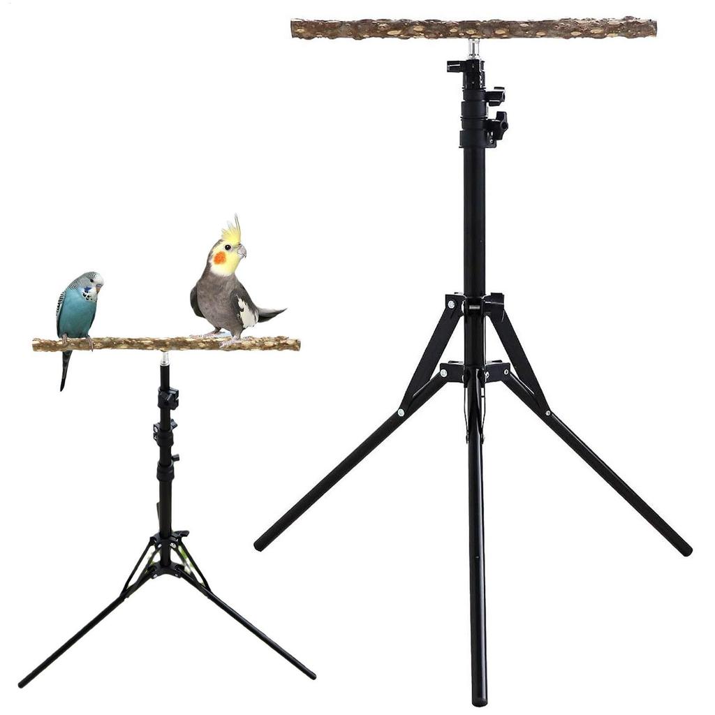 Adjustable Bird Stand 15.74-61.81inch Adjustable Parrot Stand Large ...