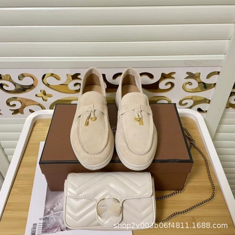 LP Classic Loafers - Women's Slip-On Genuine Leather Flats | Loro Piana ...