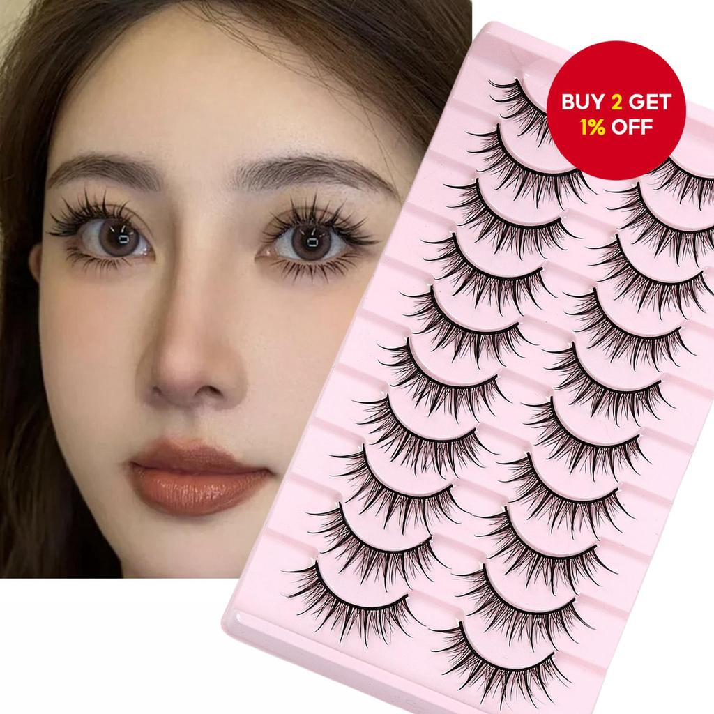 Cartoon false eyelashes, natural cosplay Thai style thick one piece ...