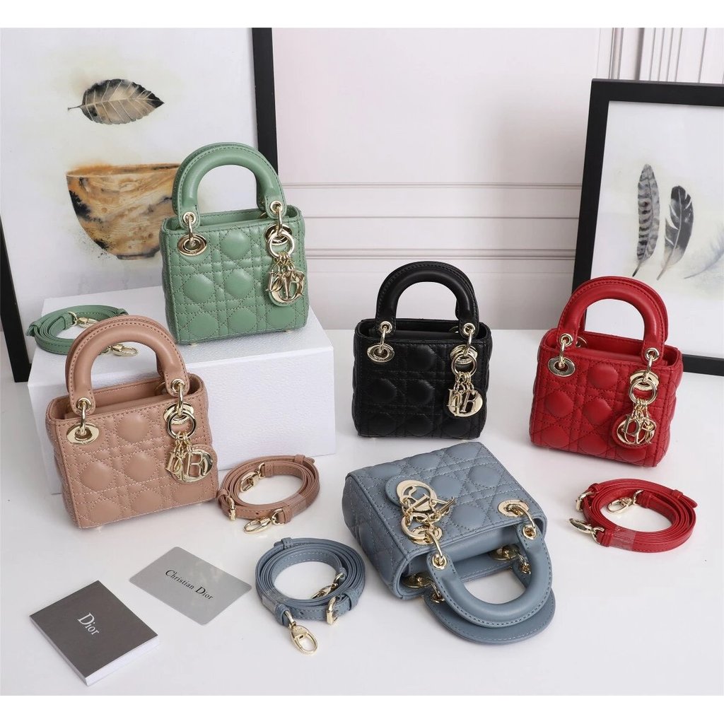 Dior Dior 21 New Style Lady Dior Micro Ultra Mini Dior Bag Sheepskin ...
