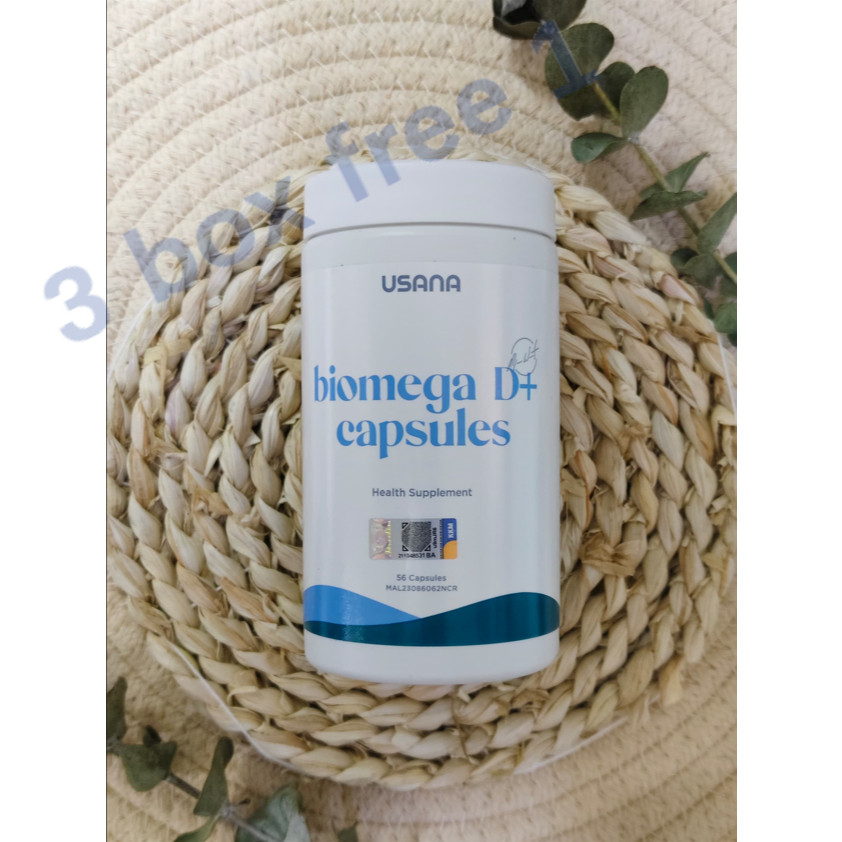 【BUY3FREE1】EXP2027.6 100% Ori USANA Biomega III Fish Oil Supplement ...