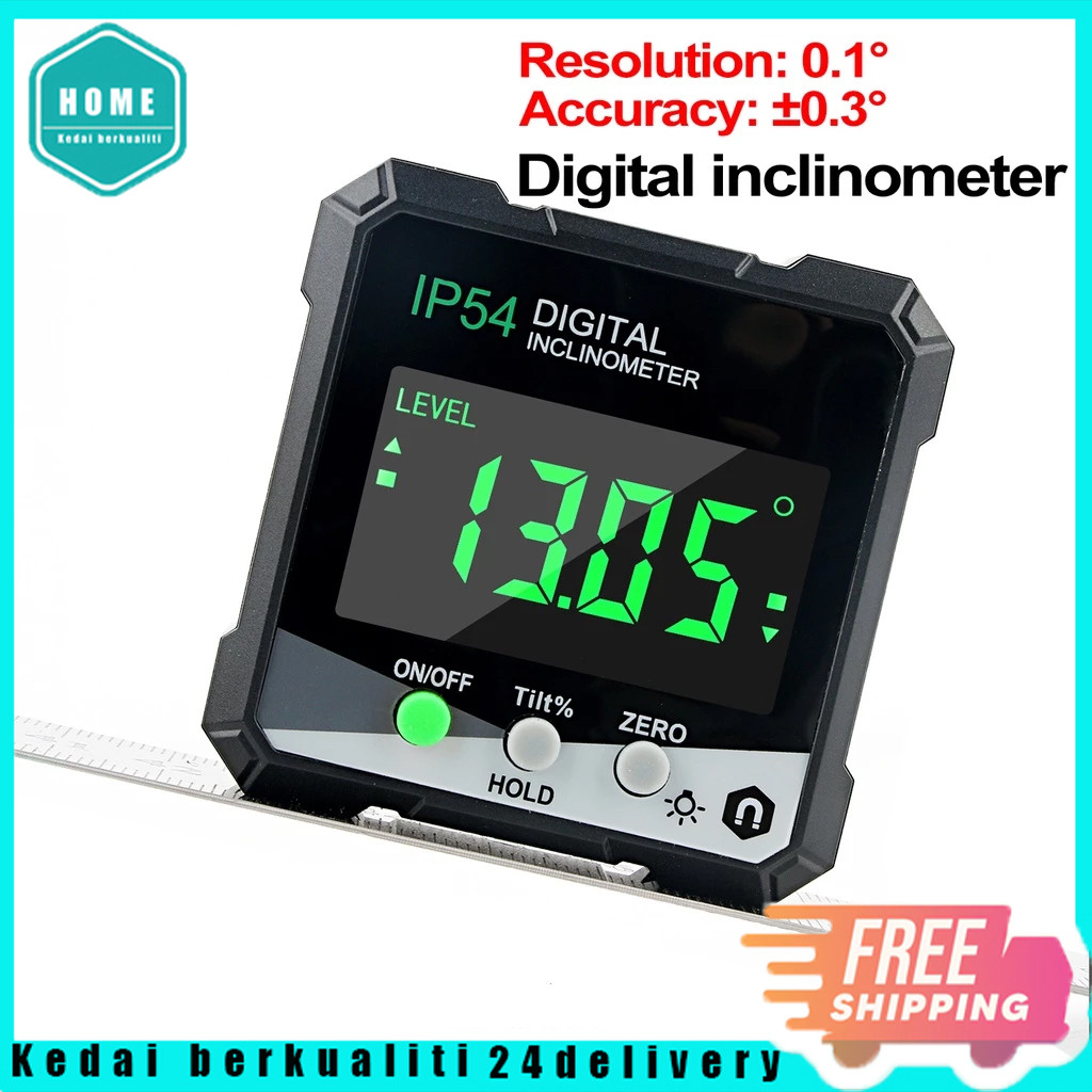 Mini 360° Digital Level Angle Gauge Inclinometer Magnetic Base ...