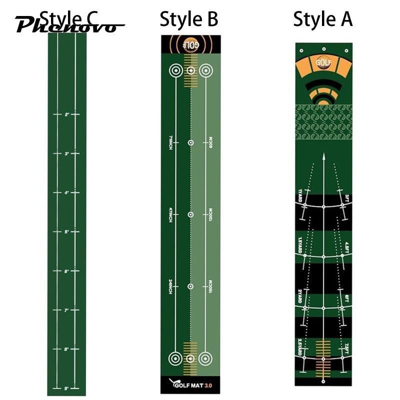 [Phenovo] Golf Putting Mat Golf Putter Training Accessories Practice ...