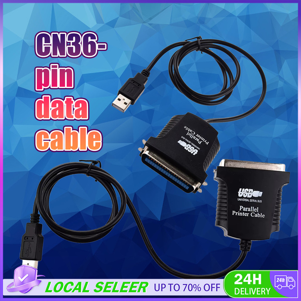 0.8m Printer Cable 36pin LPT USB to IEEE 1284 Cable Connection ...