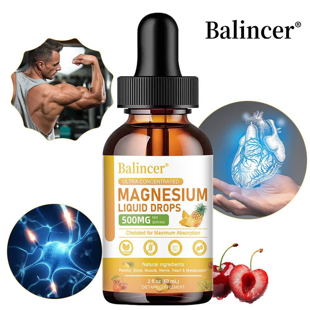 Balincer Magnesium Liquid Drops Supplement - Supports The Nervous ...