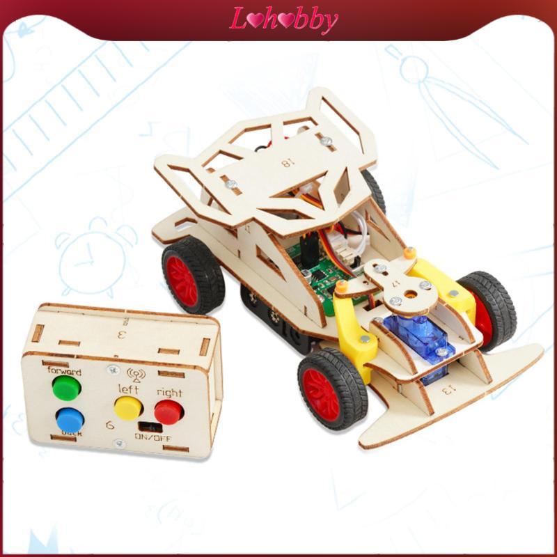 Lohobby DIY Mini Remote Control Car Toy Experiment Project Remote ...