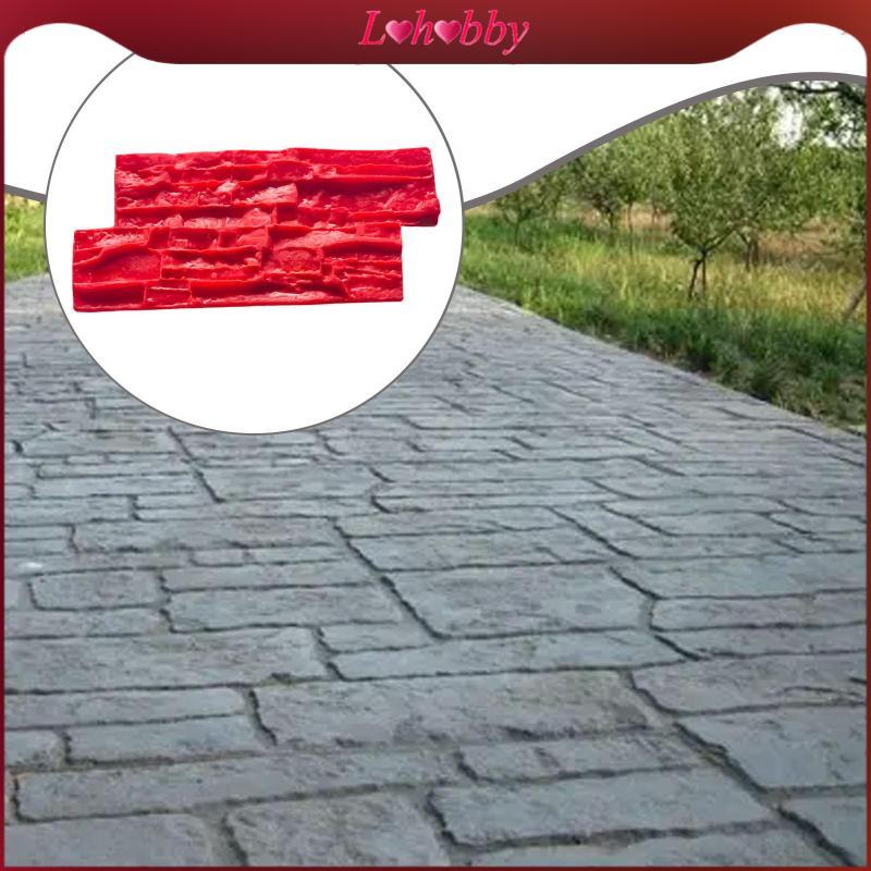 [Lohobby] Concrete Stamps Mat Stone Texture Cement Stamp Red ...