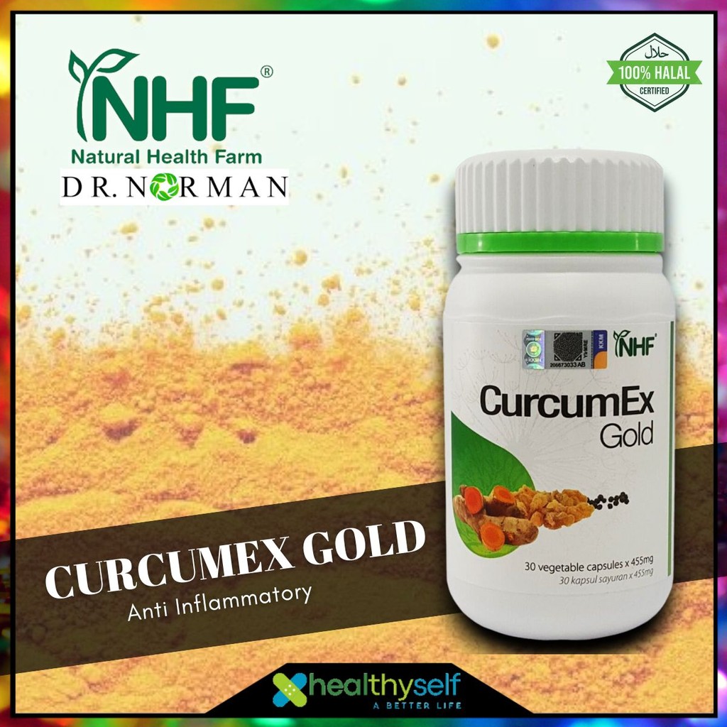 NHF - DR NORMAN CURCUMEX GOLD PLUS / KAPSUL CURCUMIN ANTI-RADANG 400MG ...
