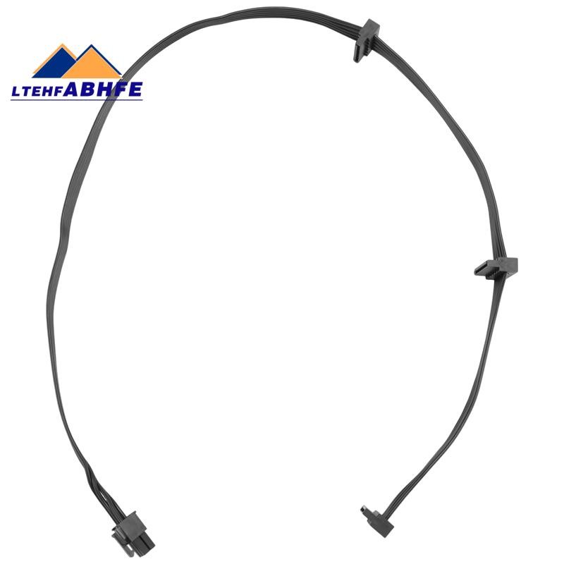 PCIe 6Pin Male to 3 SATA Power Supply Cable for Seasonic Focus Plus ...