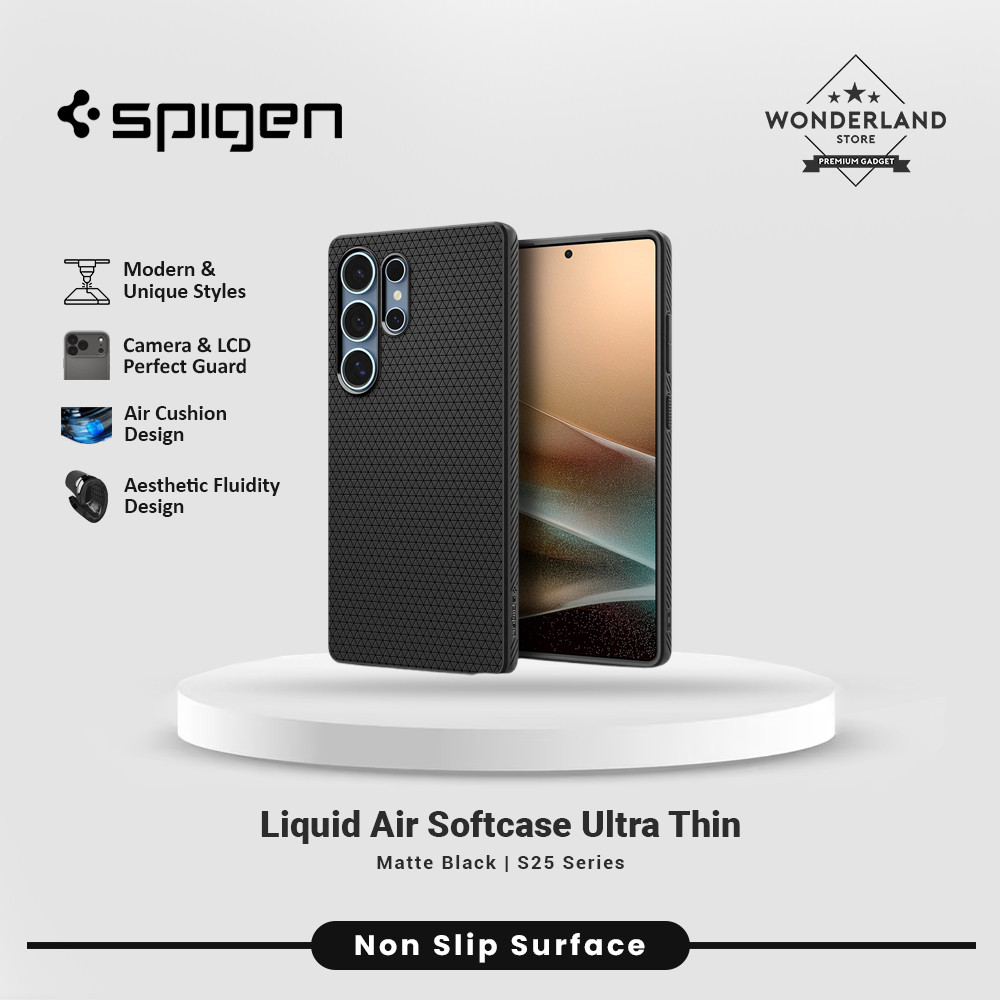 Case for Samsung Galaxy S25 Ultra Plus Edge Spigen Liquid Air SoftCase ...