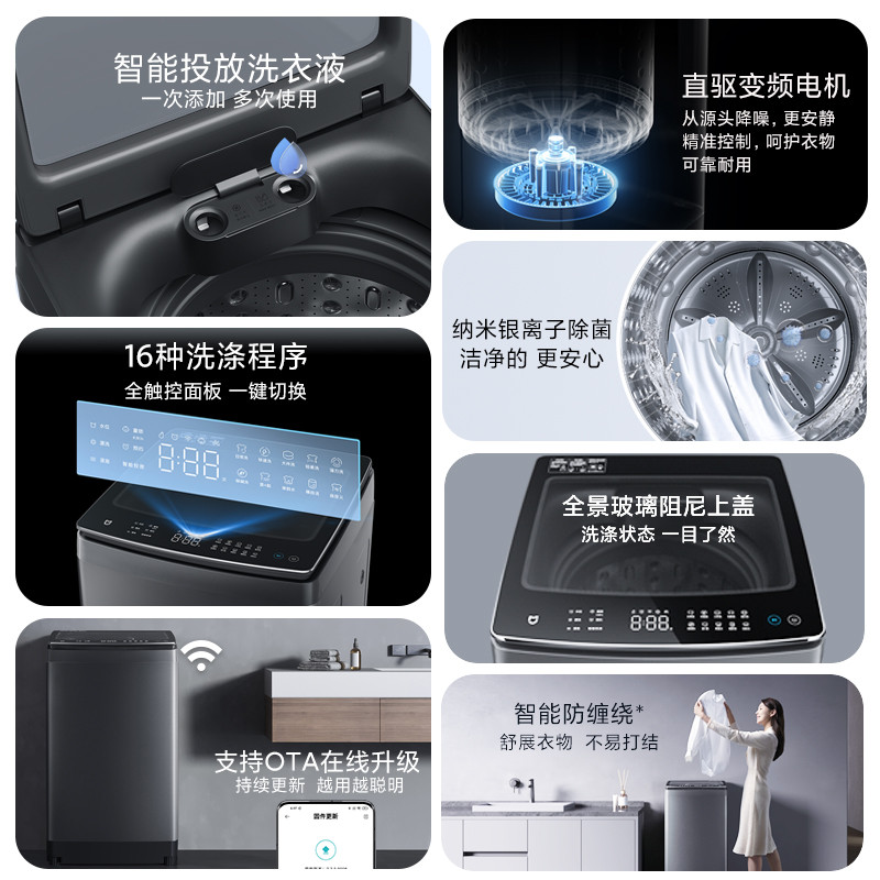 Xiaomi Mijia Wave Wheel Washing Machine Exclusive Edition 10kg Fully ...