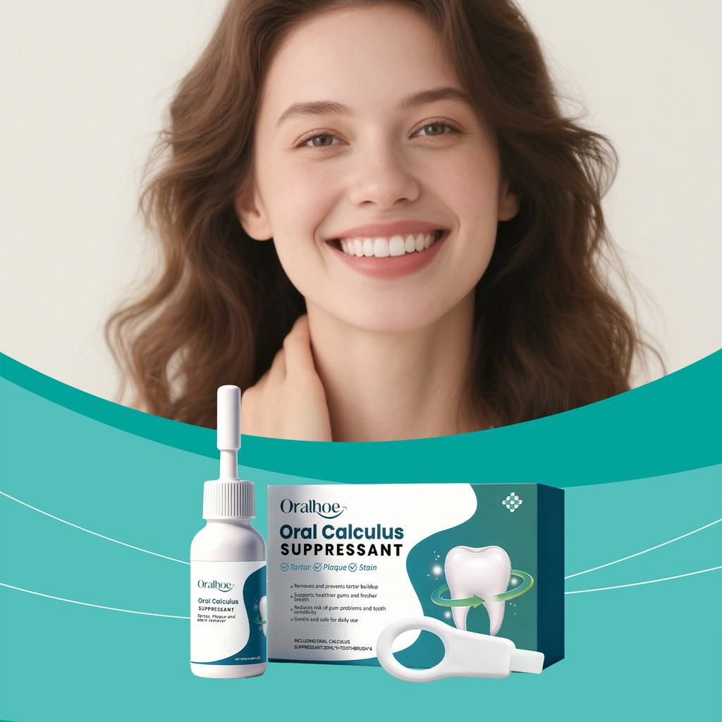 ORALHOE Fresh Teeth Set Daily After Meal Teeth Clean Shiny Fresh Care ...