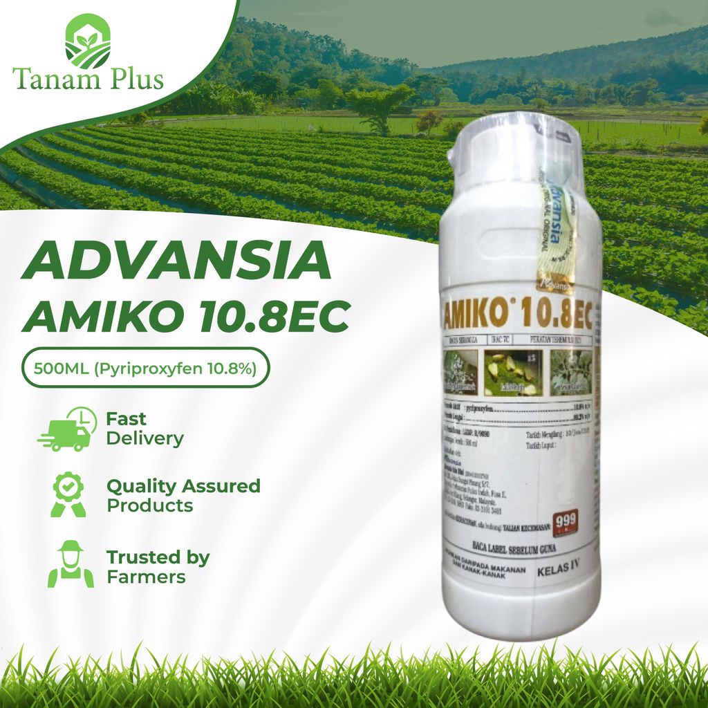 500ML Amiko 10.8EC Advansia Pyriproxyfen 10.8% Racun Telur Larva ...