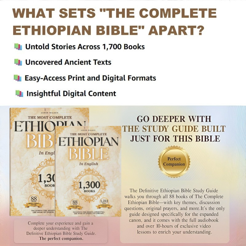 🔥Buy 1 Free 1🔥Bible Ethiopic Lengkap Dalam Bahasa Inggeris ...