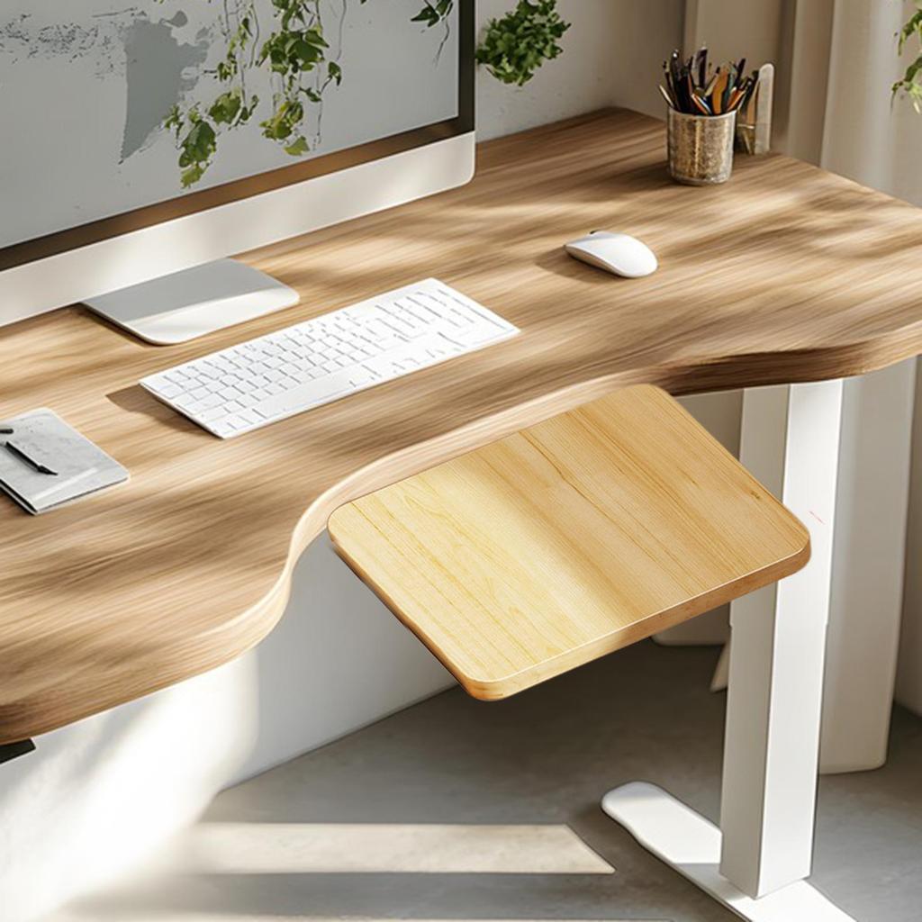 LOVIVER Desk Extender Tray Clamp on Desk Extender Shelf Board Table ...