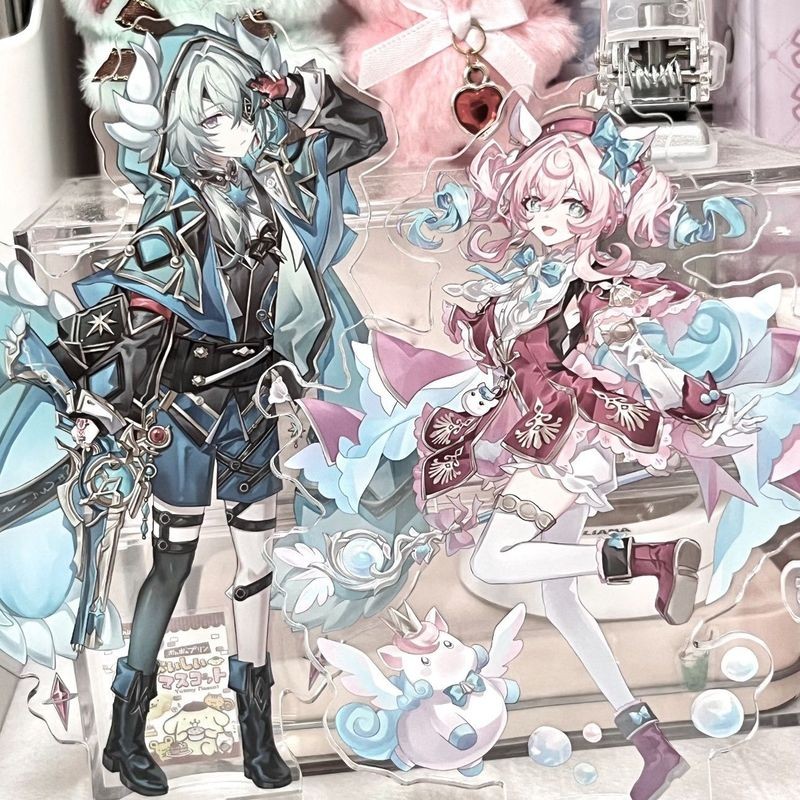 2Pcs/Set Game Honkai: Star Rail Series Acrylic Stand Hyacinthia Hyacine ...