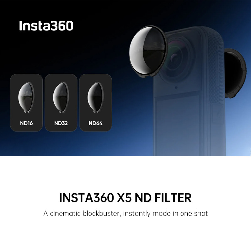 Insta360 X5 ND Filters ND16 ND32 ND64 Glass Filter For Insta 360 X5 ...