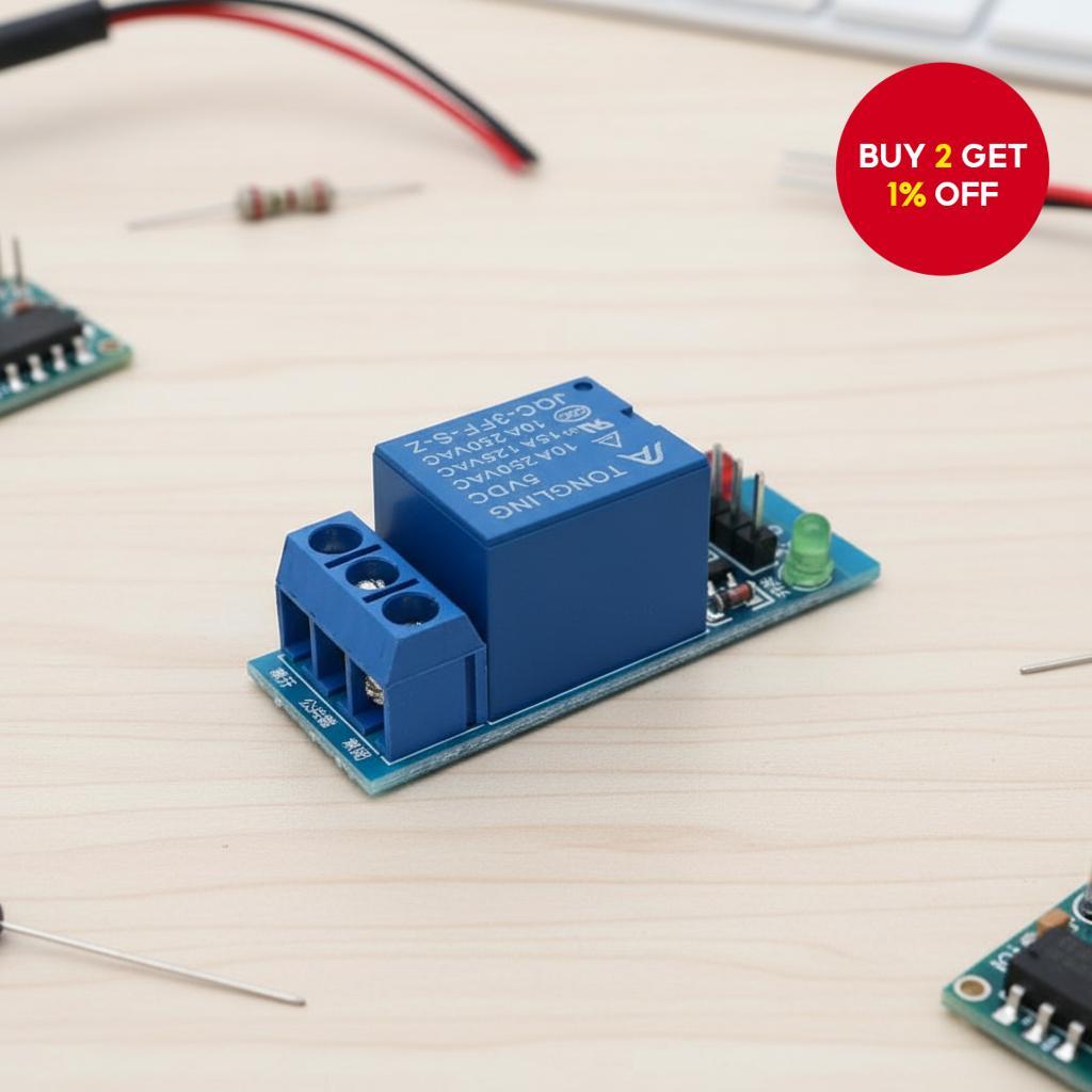 5V Low Level Trigger One 1 Channel Relay Interface Board Shield Module ...