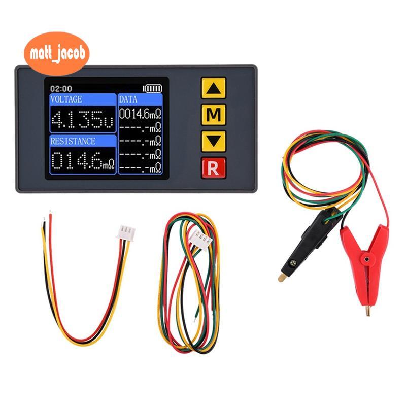TS457 Voltage Internal Resistance Tester AC 4-Wire Method Voltage Meter ...
