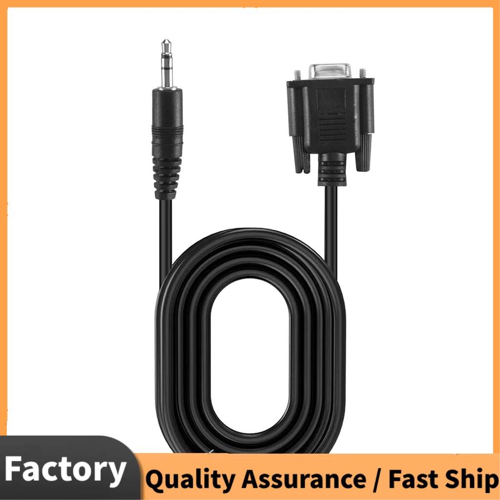 DB9 9 Pin VGA female cable ,DB 9 Female to TRS 3.5mm (1/8in) TRS Stereo ...