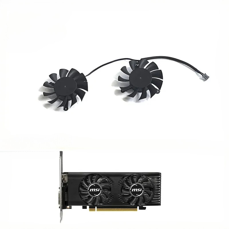 NEW HA5510H12F-Z 50MM 2PIN GTX 1650 GPU Fan For MSI GeForce GTX 1650 ...