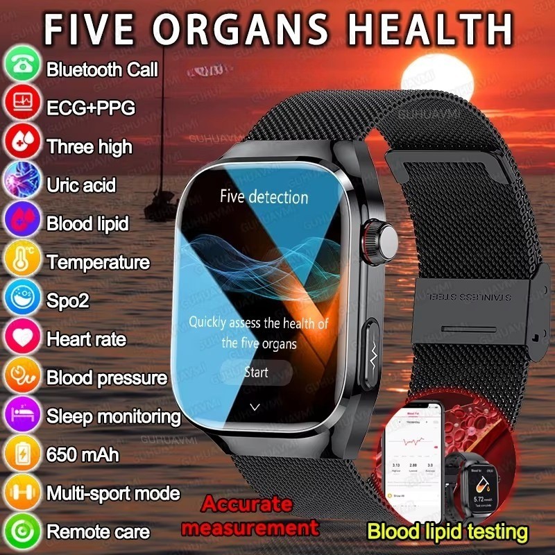 New Micro Physical Examination Five Organ Health Smartwatch Blood ...