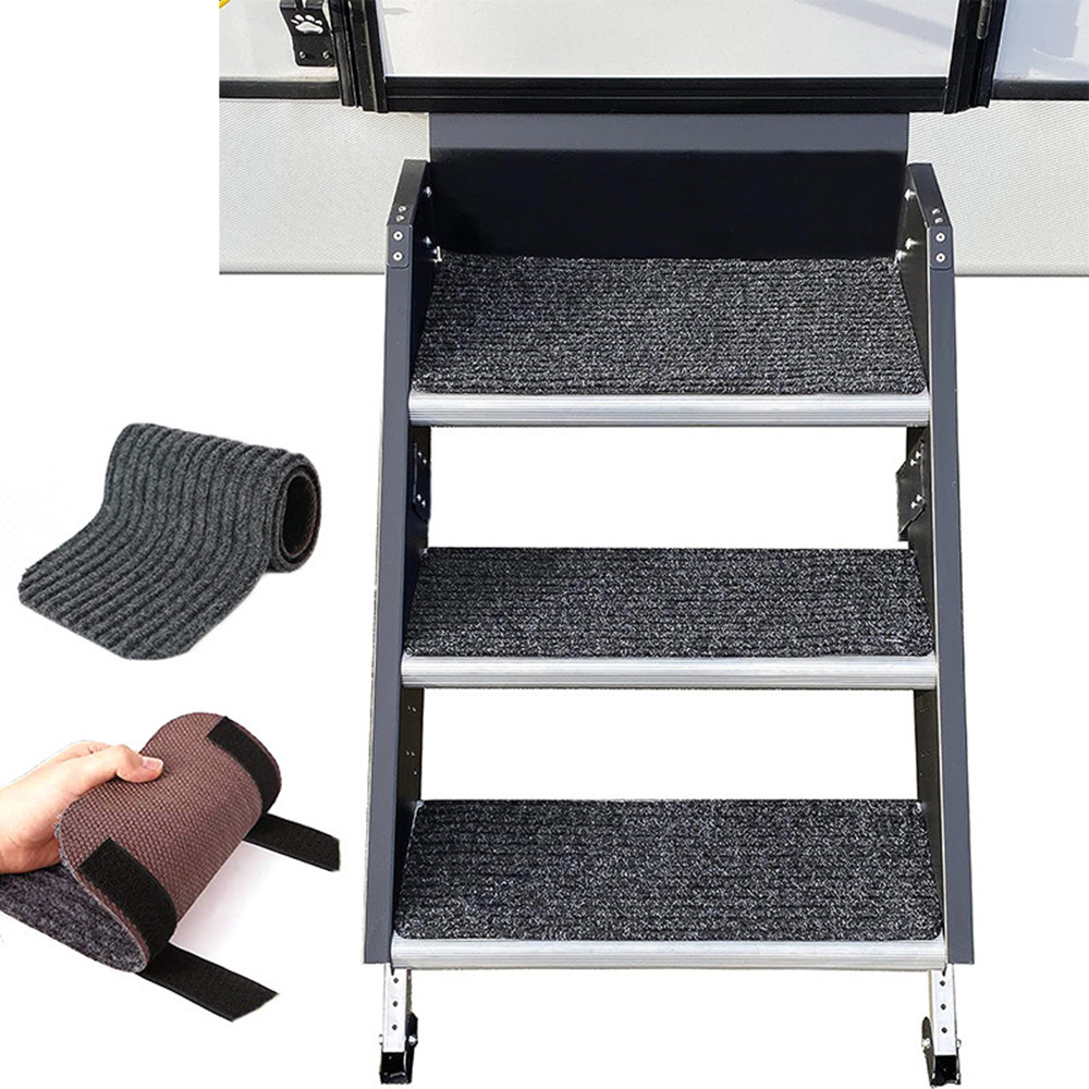 seashorehouse RV Step Covers 4 PCS Camper Stair Replacement for Lippert ...