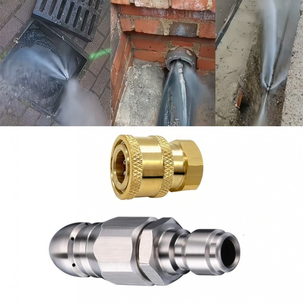 5000 PSI Nozzle Easy Connection Effective Blockage Resolution Long-Term ...