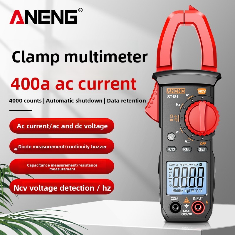 Smart Digital Clamp Meter High Precision Multimeter AC DC Clamp Ammeter ...