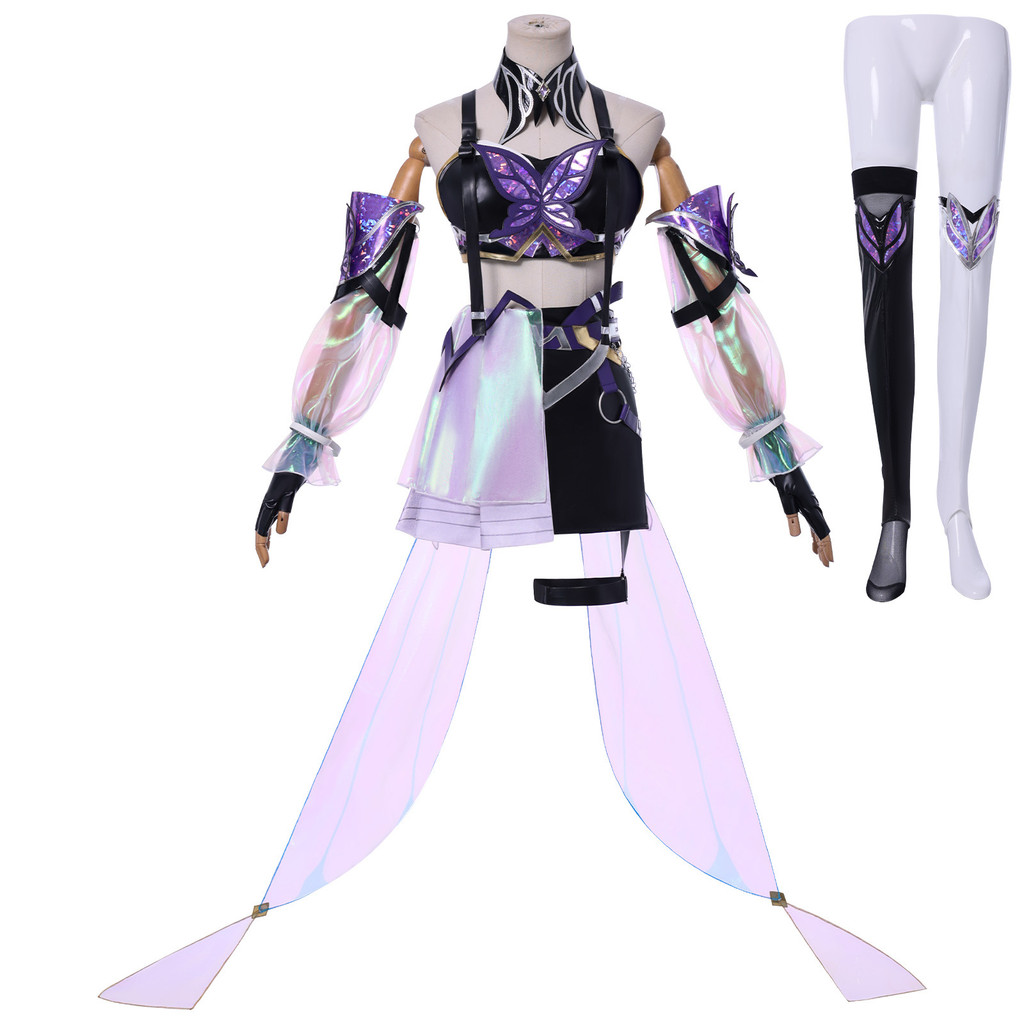 [Spot supply] Anime Honor of Kings Akali Butterfly Dance Cosplay Suit ...