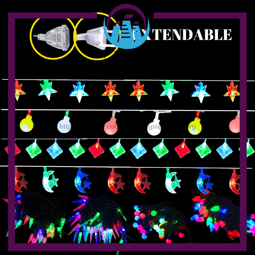 20 Kaki LED Lampu Raya Murah Bajet Panjang 20 Kaki Berkelip Berkualiti ...
