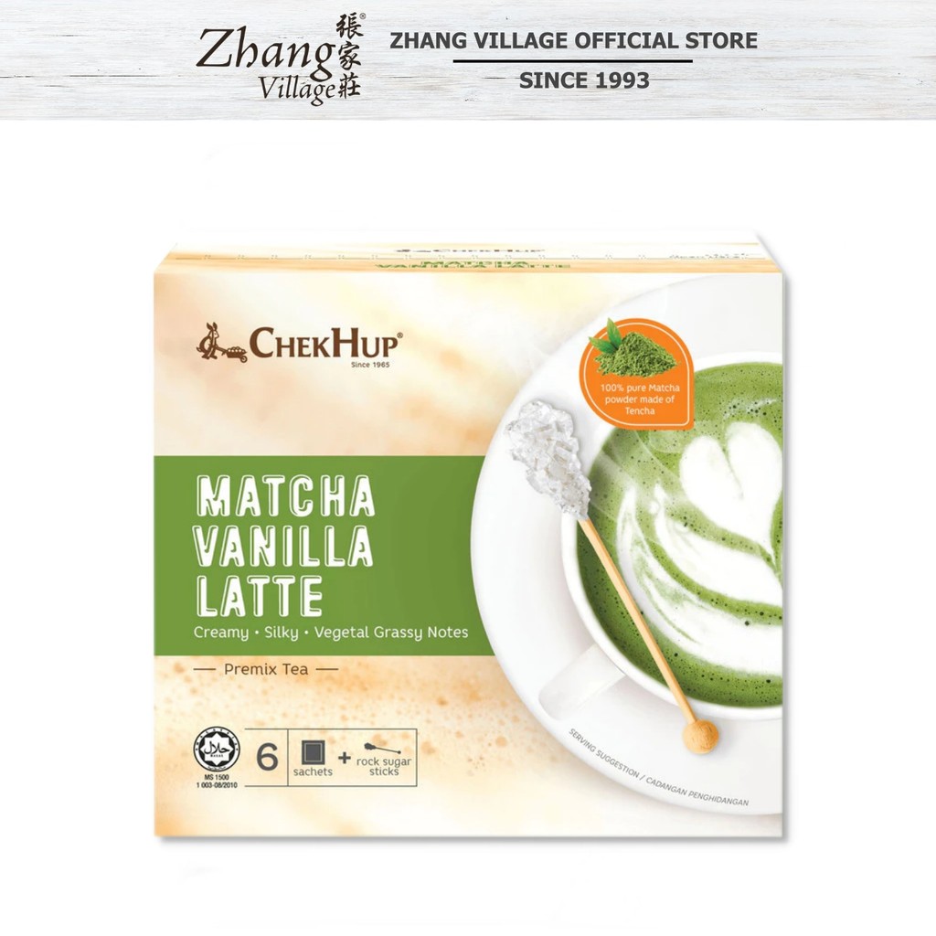 Chek Hup Microground Colombian Matcha Vanilla Latte (23g x 6s) | Shopee ...