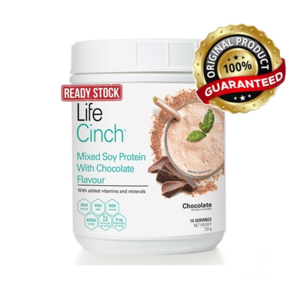 Original Shaklee Life Cinch® Mixed Soy Protein Chocolate Shake (720g ...