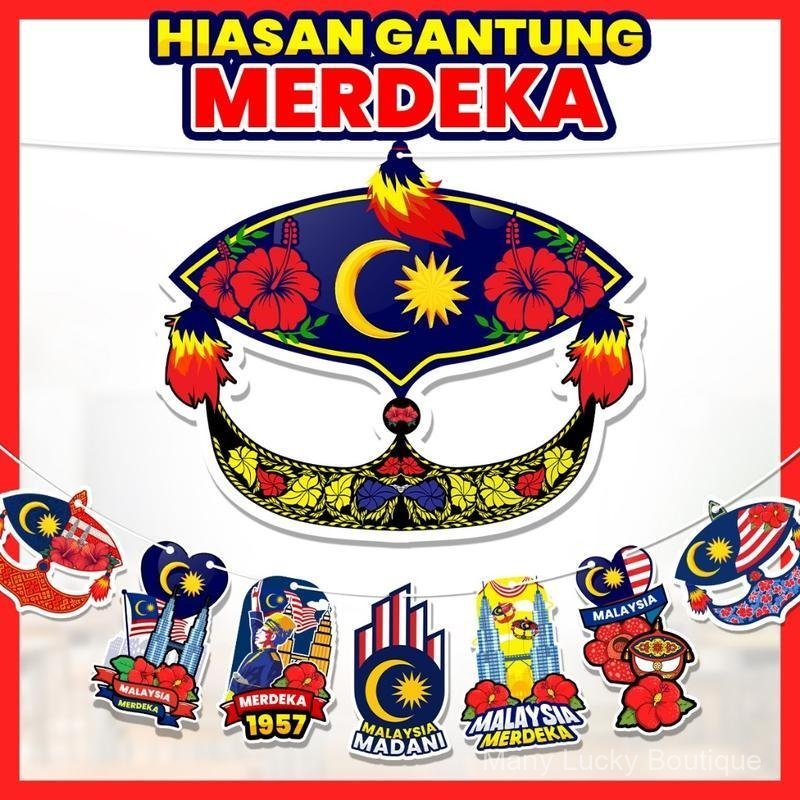 LOOSE ITEM Hiasan Gantung Kereta Merdeka 2025 – Decorations Artcard ...