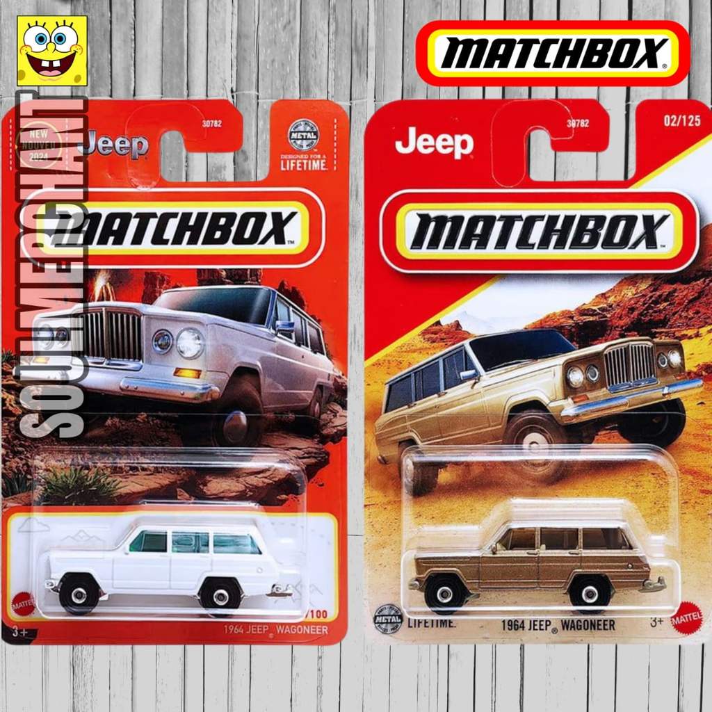 Matchbox 1964 Jeep Wagoneer White Gold - Diecast Offroad Car | Shopee ...