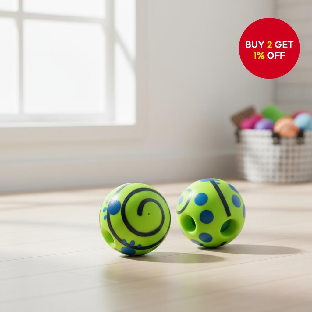 Pawjoy Interactive Dog Ball Toy With Giggle Sounds For Small, Medium ...