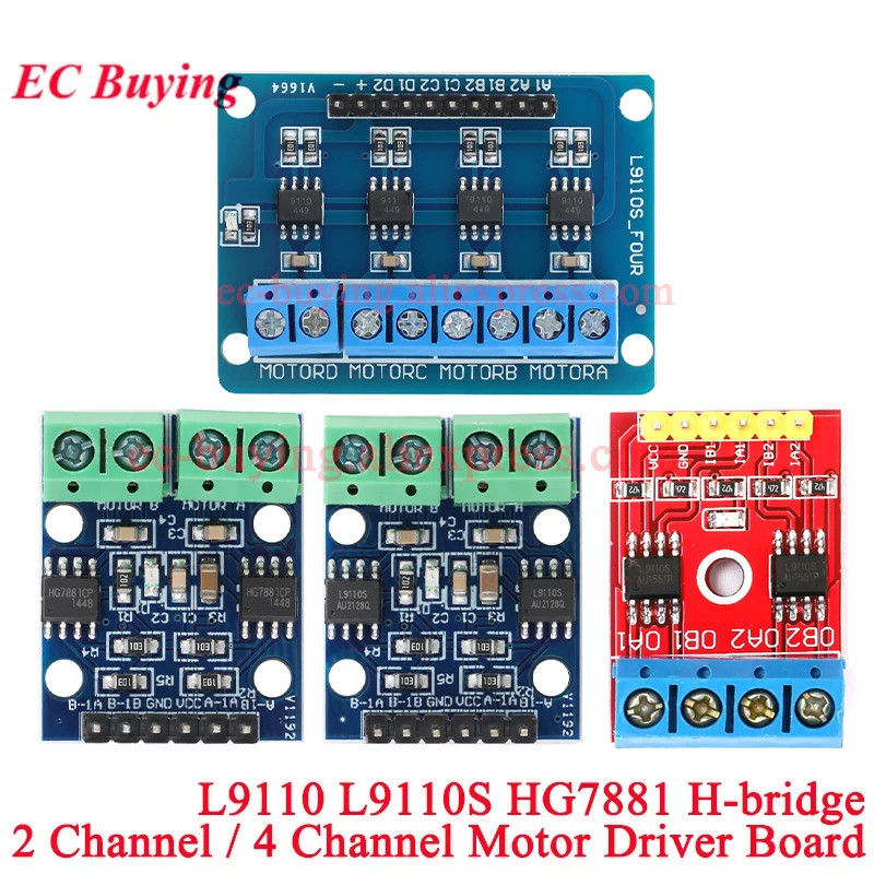 L9110S 2 4 Channel Way DC Stepper Motor Driver Board PWM Speed ...