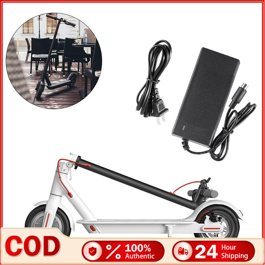 42V 2A Battery Charger Adapter Replacement Electric Scooter Charger ...