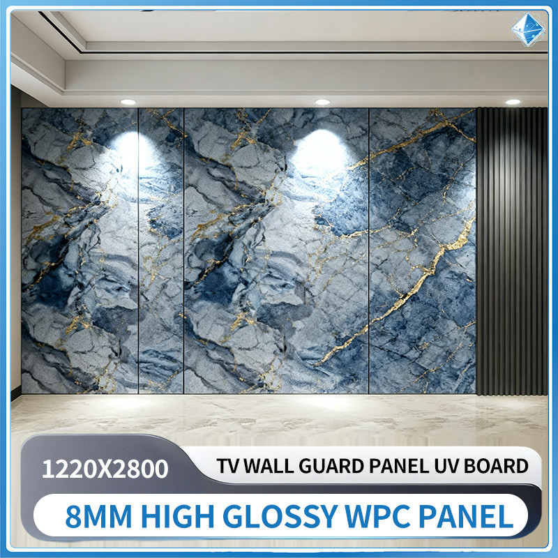 9FT WPC Marble Board Easy D.I.Y Ready Stock 280cm/x122cm Wall Panel ...