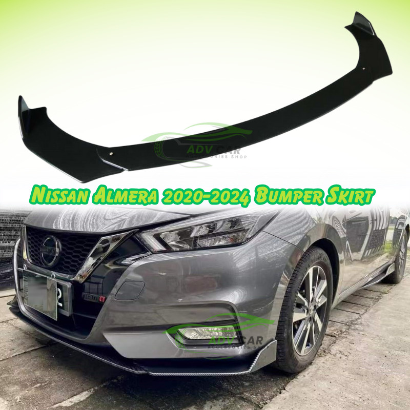 Nissan Almera 2020-2025 Front Bumper Diffuser Lip Wrap Angle Splitters ...