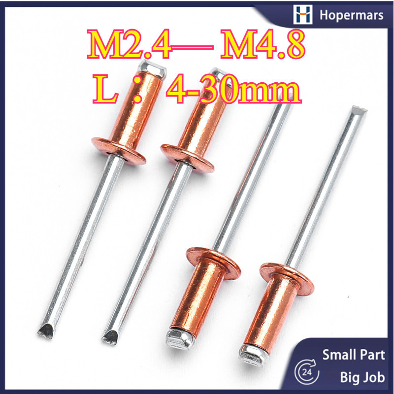 HEAD Blind Rivet Round Head Core Rivets Pin Rivet Copper Core M2.4/M3.2 ...